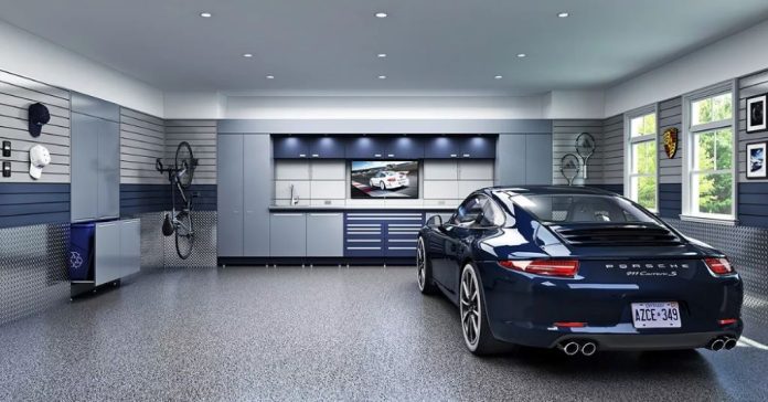 Stylish Modern Garage: Inspiration for Doors, Walls, Floors - Lima's Blog